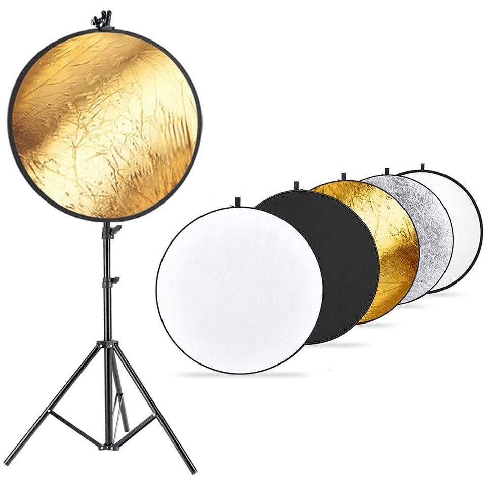Jual 24" 60cm 5in1 Reflector Photography Collapsible Portable Light ...