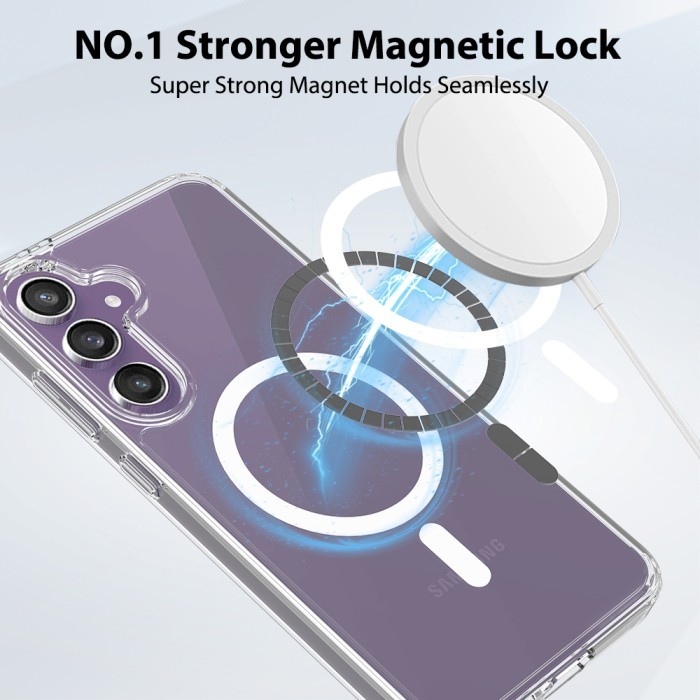 Jual SAMSUNG S24 FE CASE MAGSAFE FOR SAMSUNG GALAXY S24 FE 5G CLEAR ACRYLIC MAGSAFE CASE ...
