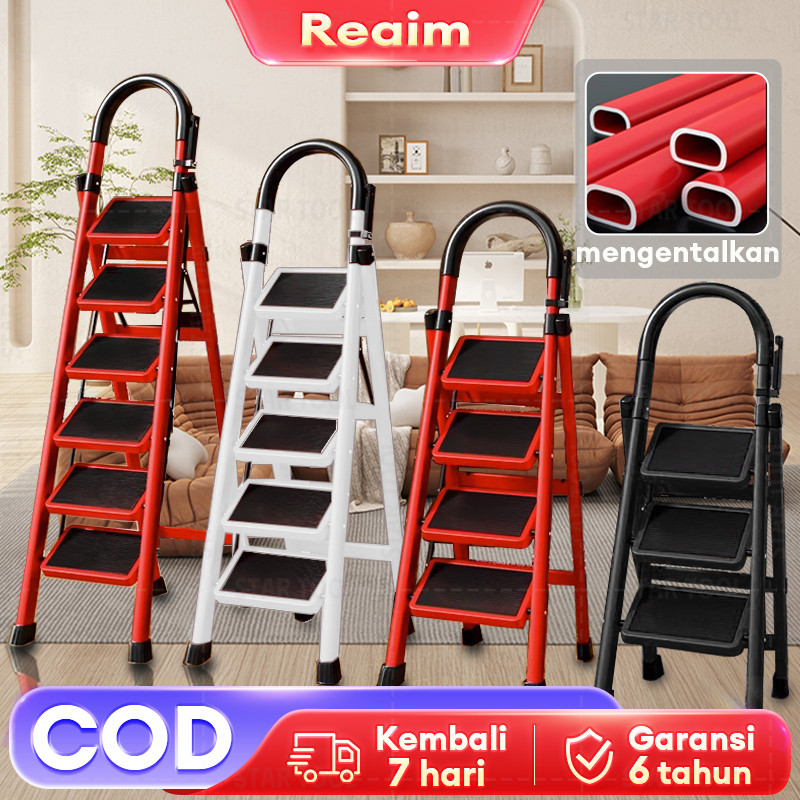 Jual Tangga 3/4/5/6/7/8 Step Rumah Lipat Tangga Besi Lipat Household ...