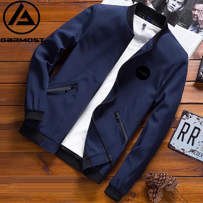 Jual Jaket Varsity Pria Simple Polyster Garmost | Shopee Indonesia