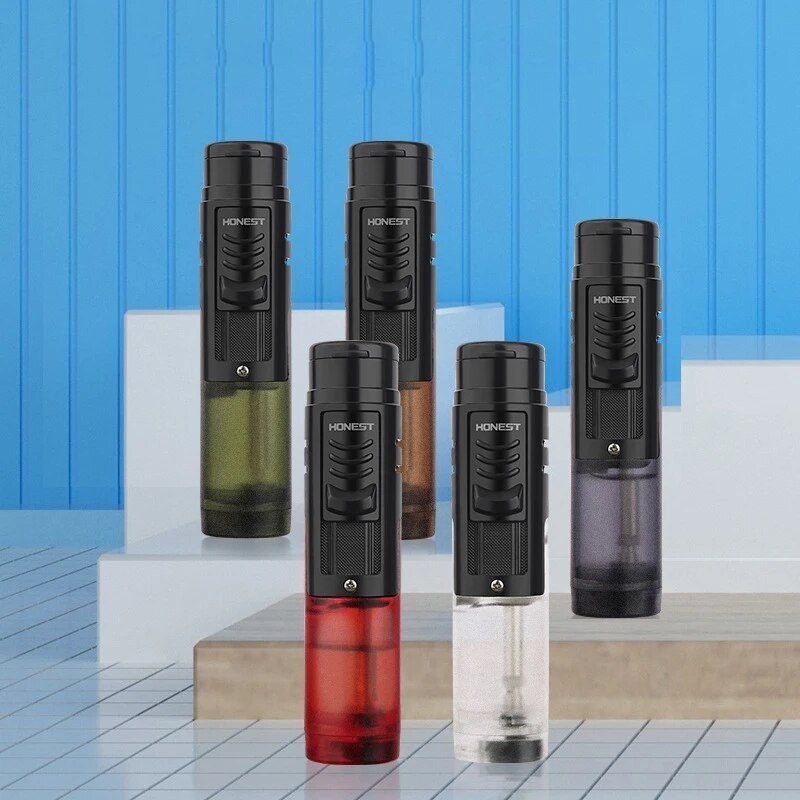 Jual Korek Api Jujur Transparan Tidak Biasa Gas Jet Butana Dua Obor ...