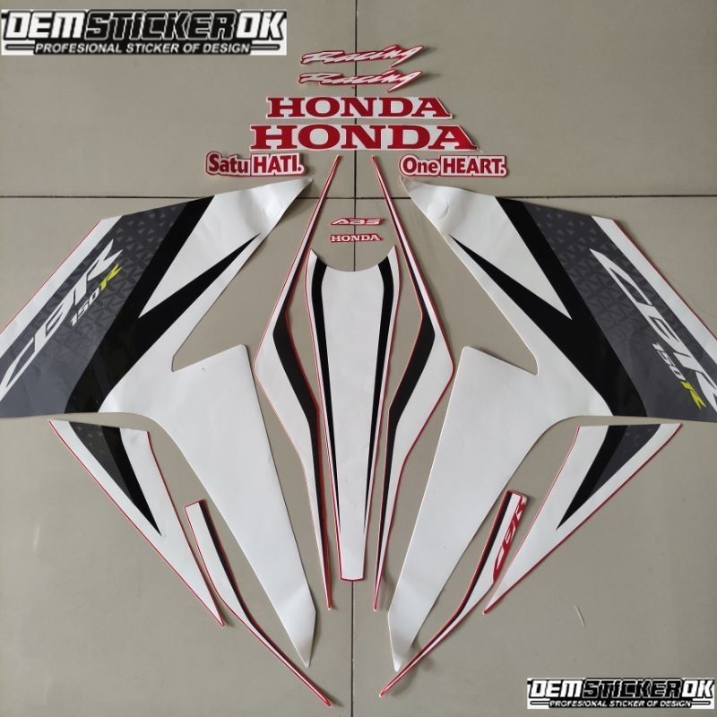 Jual STRIPING HONDA CBR 150 R 2016 2017 ABS ORIGINAL PREMIUM UNTUK BODY ...