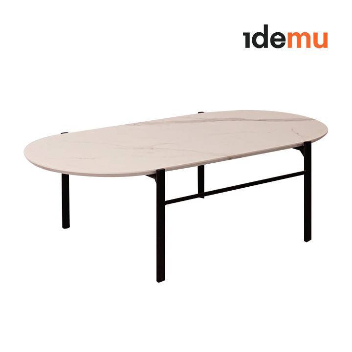 Jual IDEMU by VIVERE - Oslo Oval Coffee Table Meja Ruang Tamu | Shopee Indonesia