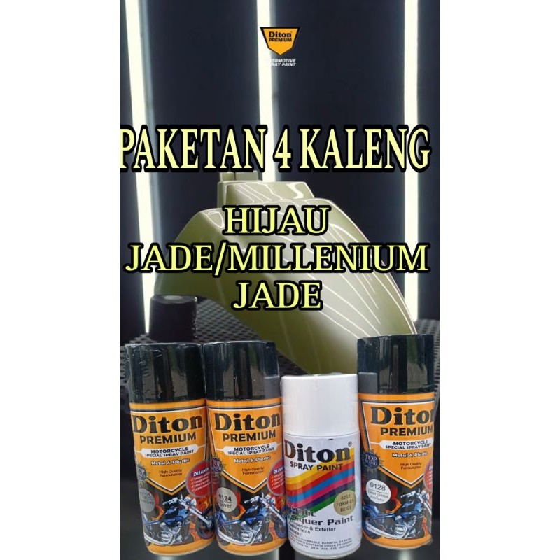 Jual PAKET 4 KALENG MILLENIUM JADE/HIJAU JADE Pilox Pylox Diton 9120 ...