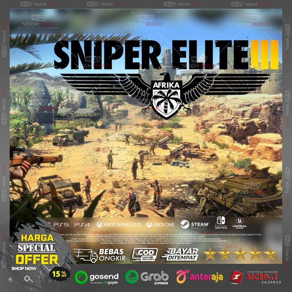 Jual Game Sniper Elite 3 | Games for Dekstop / PC Komputer / Laptop ...