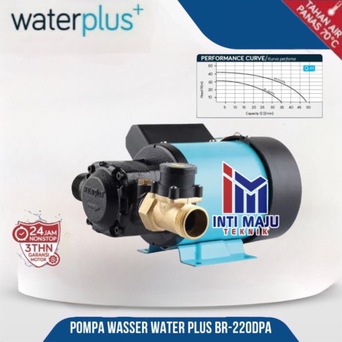 Jual Pompa Wasser Water Plus BR-220DPA Pompa Pendorong Water | Shopee Indonesia
