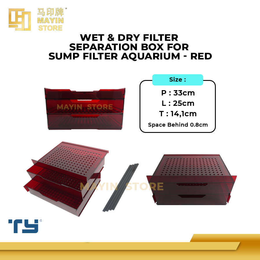 Jual Wet & Dry Filter Separation Box for Sump Filter Aquarium Akuarium ...