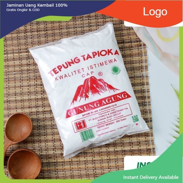 Jual LBJ Tepung Tapioka Cap Gunung Agung 500 Gram | Shopee Indonesia