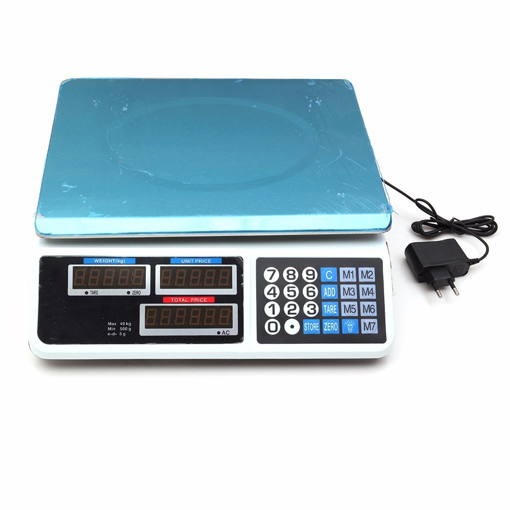 Jual Timbangan Buah Digital 40KG/ Digital Computing Scale 40kg Double Display | Shopee Indonesia