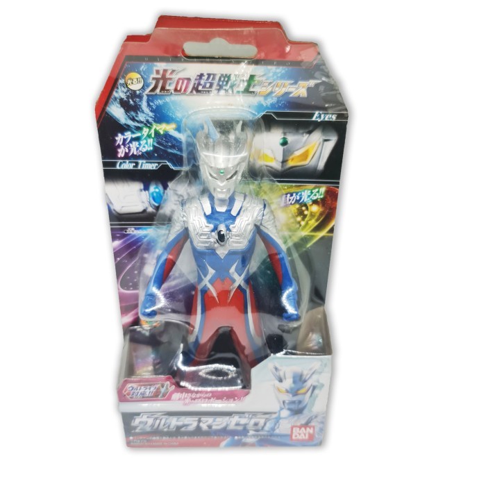 Jual Mainan Action Figure Ultraman Zero Light Warrior ORIGINAL BANDAI ...