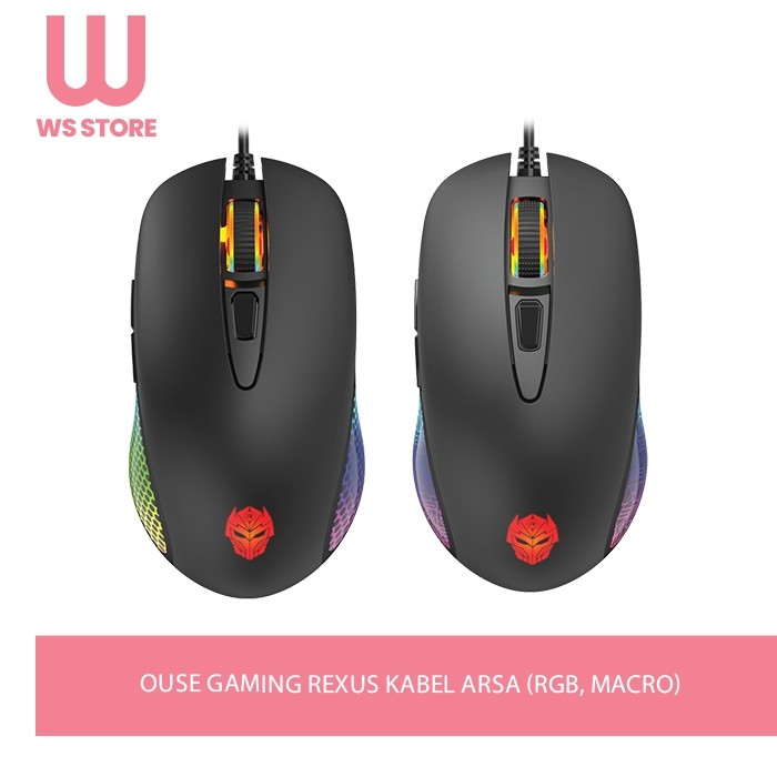 Jual Mouse Rexus Arsa RGB - Polygon Batik Gaming Mouse Macro | Shopee ...