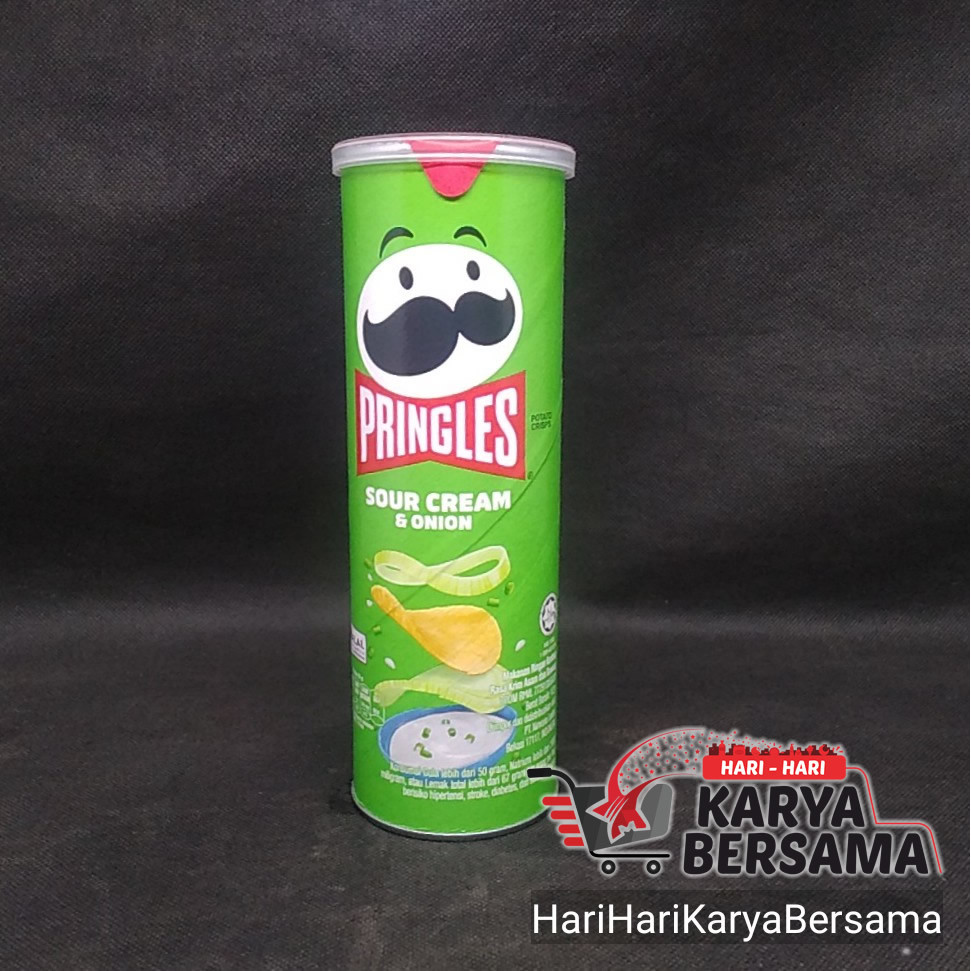 Jual MAKANAN RINGAN SNACK PRINGLES POTATO CRISPS SOUR CREAM & ONION ...