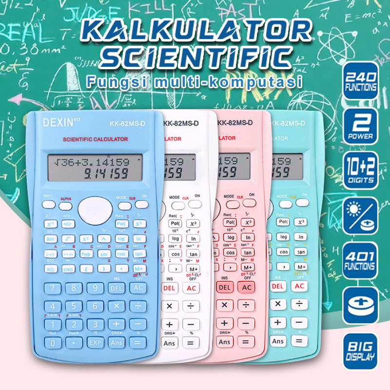 Jual Kalkulator Color Function Scientific Kalkulator 24 Fungsi ...