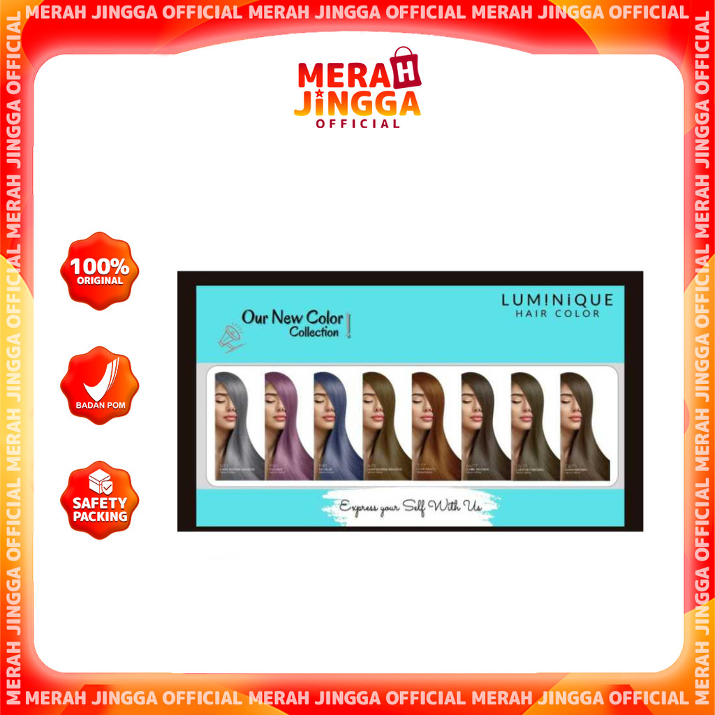 Jual Luminique Hair Color 100+100ml / New Color / Cat Rambut / Semir ...