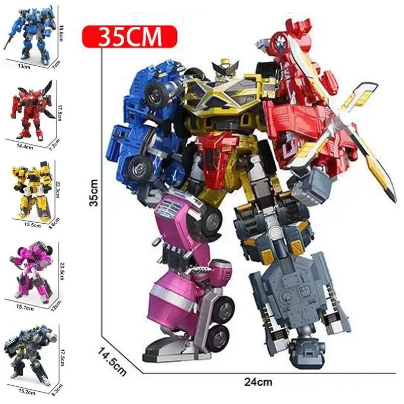Jual MiniForce 5 in 1 Penta X Ranger Transformation Robot Bot PENTATRON ...