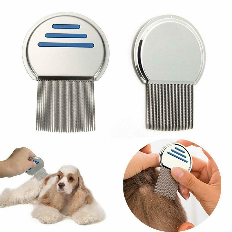 Jual Stainless Steel Lice Comb Nit Free Rid Kids Hair Terminator Super ...