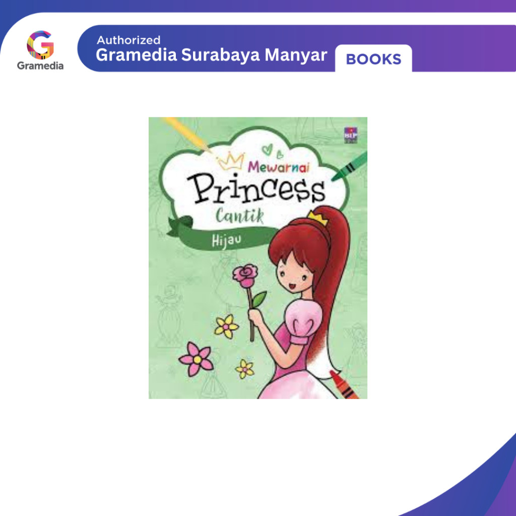 Jual Mewarnai Princess Cantik: Hijau | Shopee Indonesia