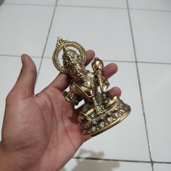 Jual Patung Hanoman Kuningan Brass Statue Warna Gold | Shopee Indonesia