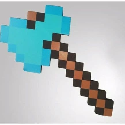 Jual Mainan Anak Blue Diamond Axe Minecraft Kapak Minecraft Bukan ...