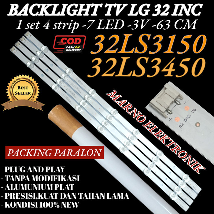 Jual OSA99 BACKLIGHT TV LG 32 INC 32LS3150 32LS3450 32LS LAMPU BL 32IN ...