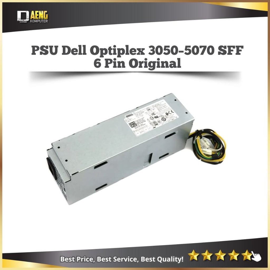 Jual PSU Power Suplay Dell Optiplex 3050 3060 3070 5050 SFF 6 Pin ...