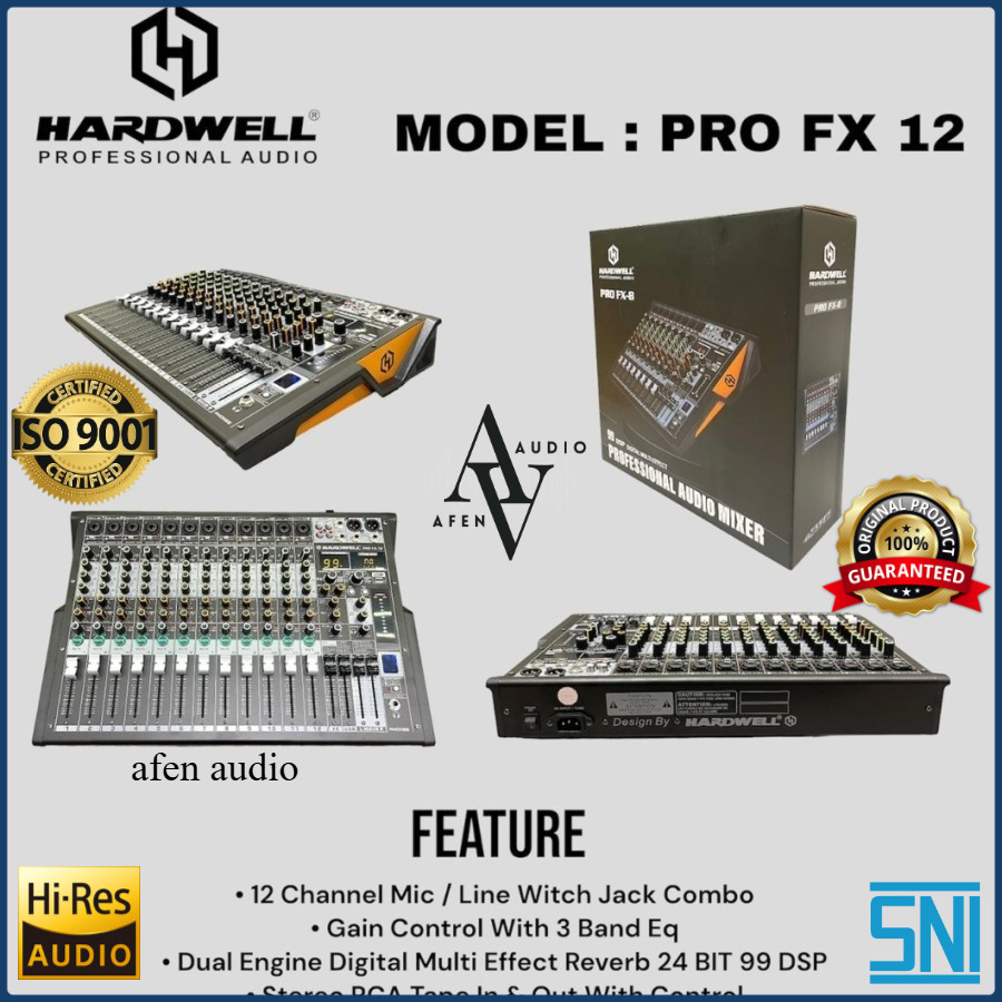 Jual Mixer Audio Hardwell PRO FX 12 / PRO FX12 Professional Audio ...
