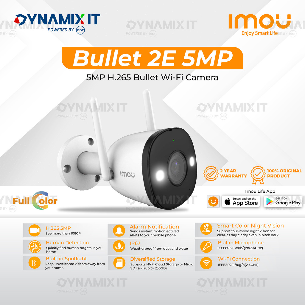 Jual CCTV IMOU Bullet 2E 5MP Wireless IP Camera Outdoor - Cloud ...