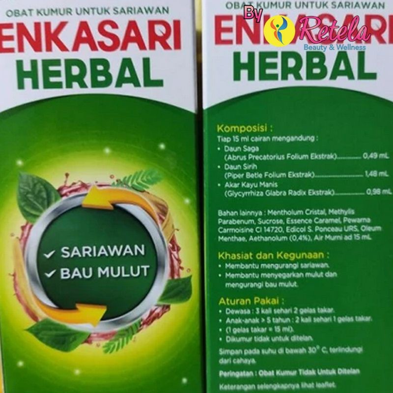 Jual ENKASARI HERBAL OBAT KUMUR 120ML | Shopee Indonesia