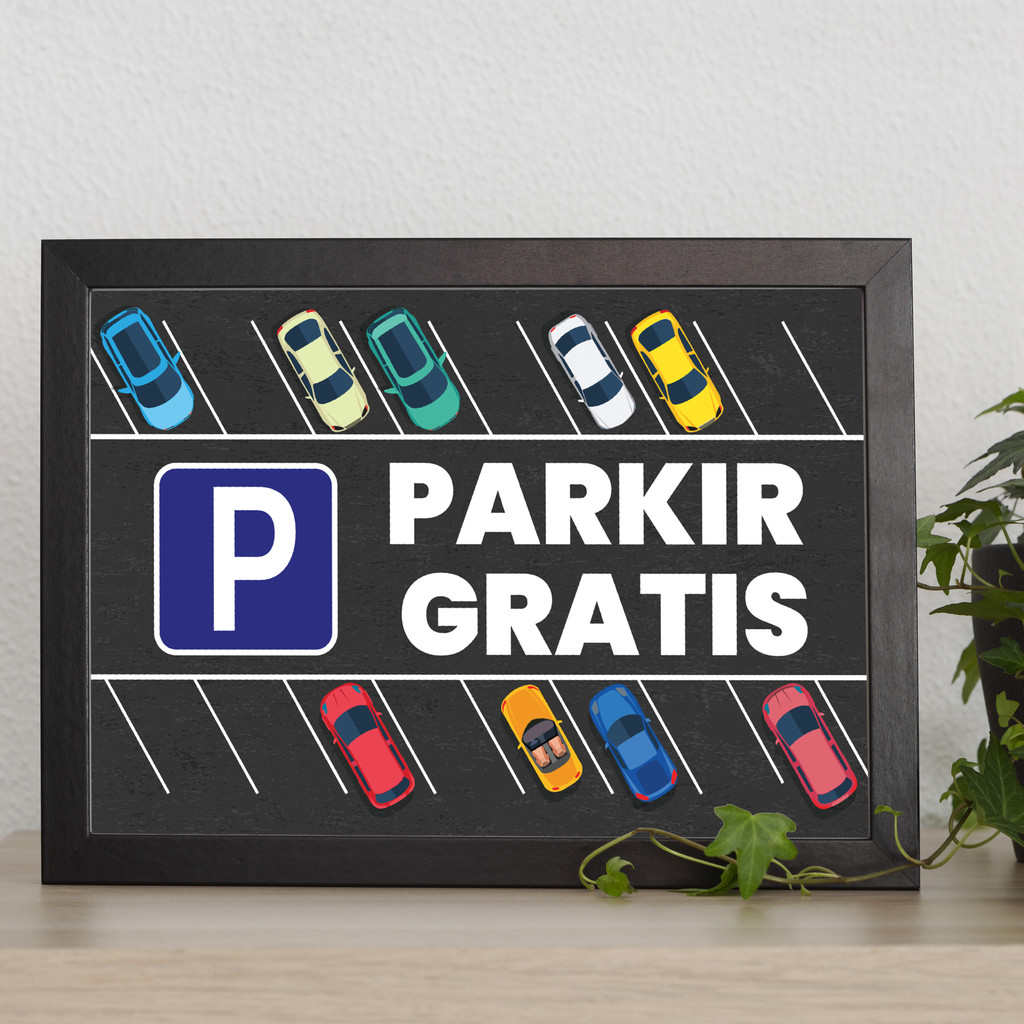 Jual Poster Himbauan GRATIS PARKIR untuk Pemberantasan Parkir Liar ...