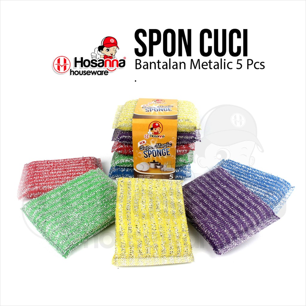 Jual Spon Cuci Bantal Rainbow / Sponge / Scouring Pad Rainbow | Shopee ...