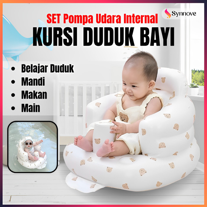 Jual Kursi Makan Bayi SET Pompa Udara Internal Baby Chair Tempat Duduk ...