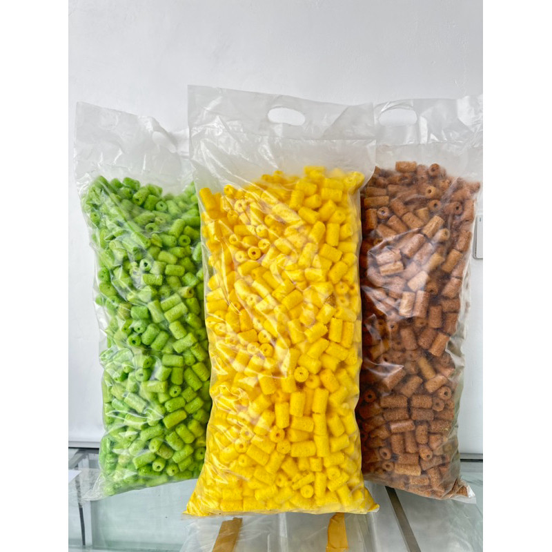 Jual 1 ball jumbo momo snack roll 1kg rvarian rasa | Shopee Indonesia