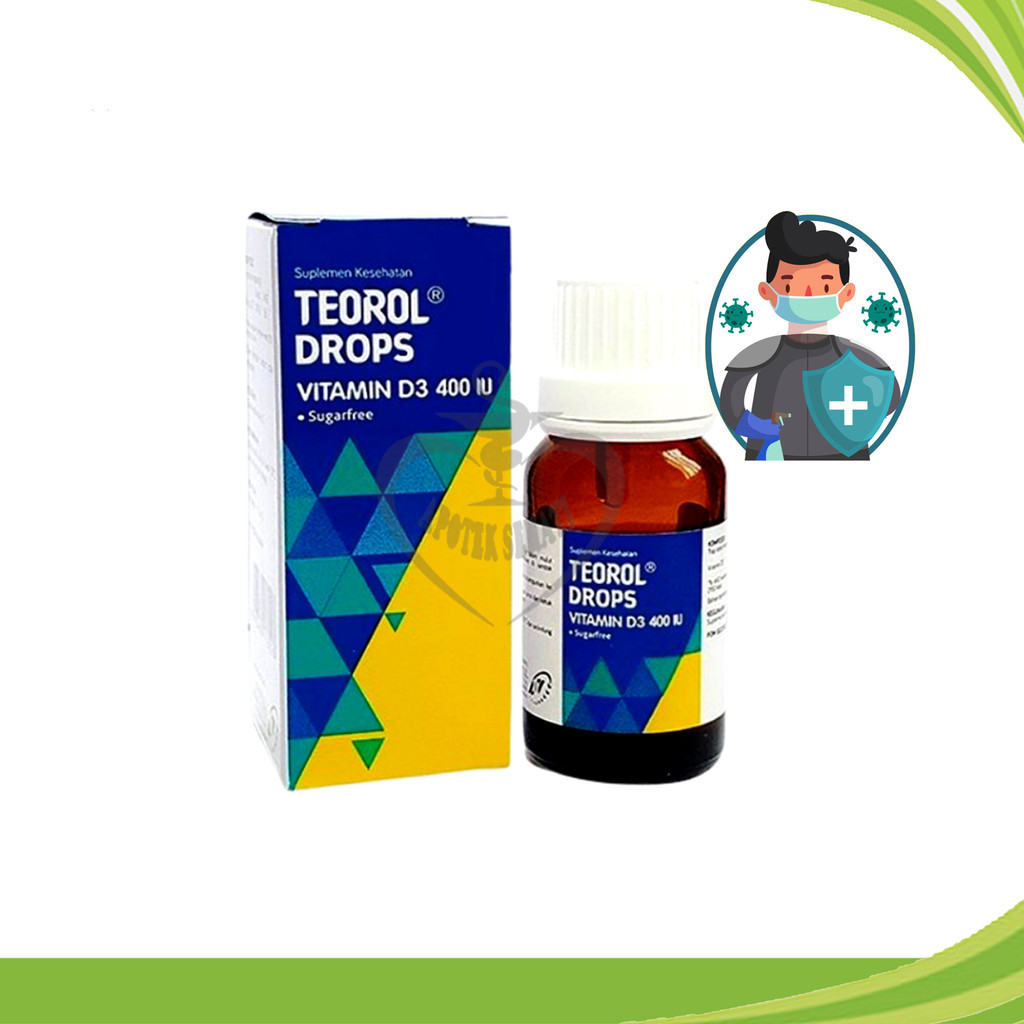 Jual Teorol Drop Suplemen Anak Vitamin D3 400IU | Shopee Indonesia