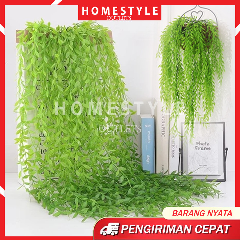 Jual Daun Rambat Palsu Tanaman Hias Indoor Pot Bunga Artificial ...