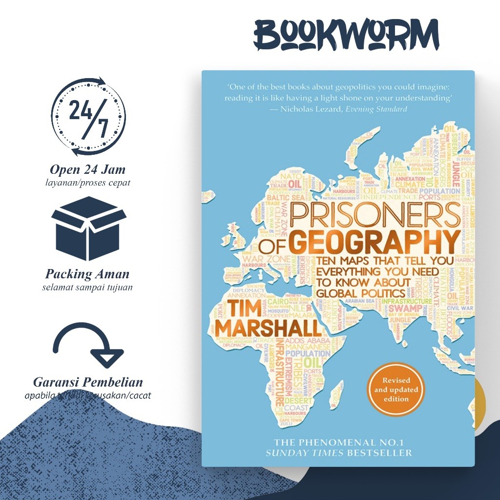 Jual Prisoners of Geography Ten Maps That Tell You Everything You Need ...