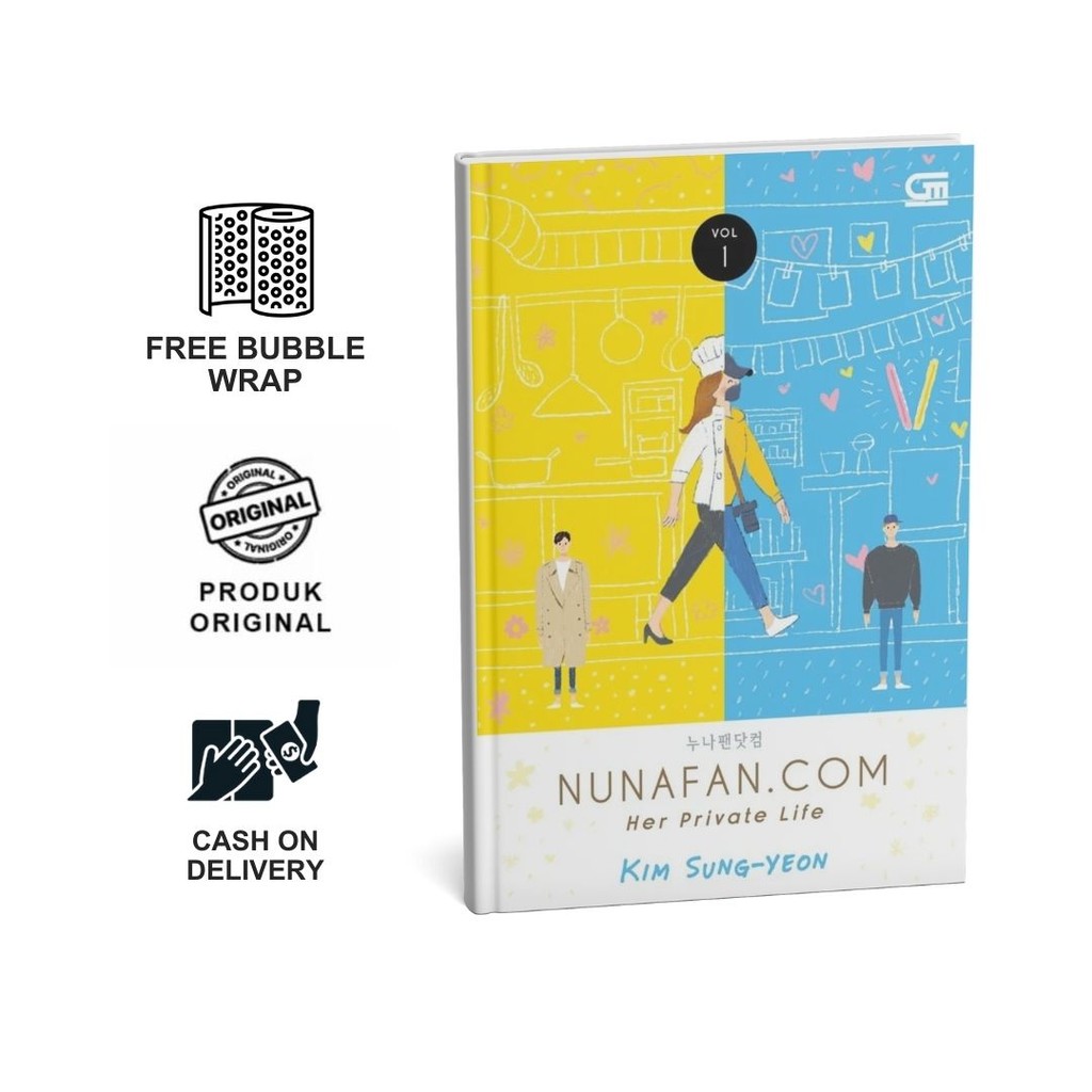 Jual Nunafan.com: Her Private Life 1 (Cover Kuning Biru) Karya Kim Sung Yeon | Shopee Indonesia
