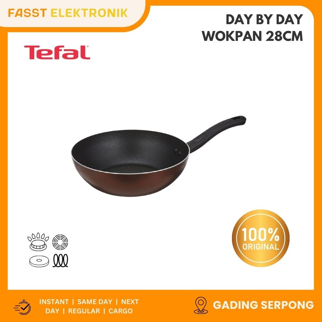 Jual TEFAL Day by Day Wokpan 28cm | Shopee Indonesia