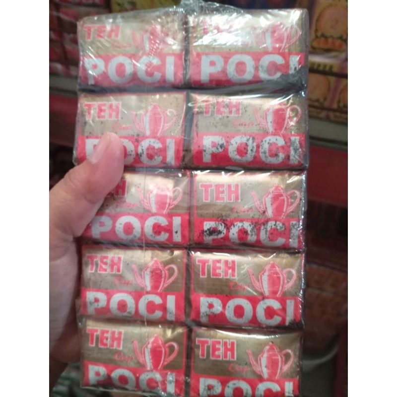 Jual teh poci gold 1slop/teh poci isi 50pcs kemasan 10gram | Shopee ...