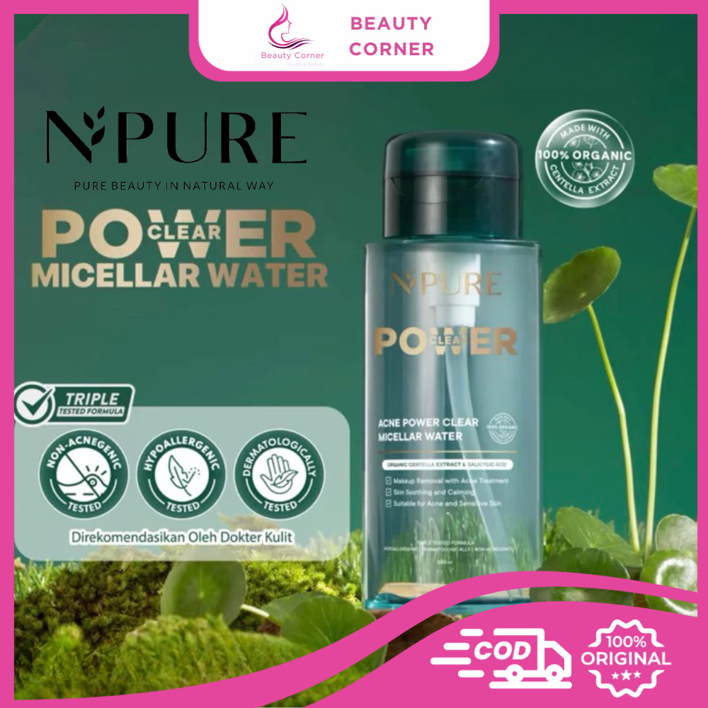 Jual Npure Acne Power Clean Micellar Water - 300ml | Shopee Indonesia