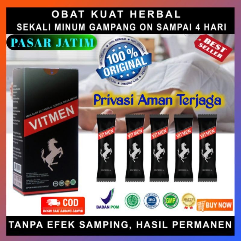 Jual VITMEN Obat Kuat Tahan Lama Minuman Serbuk Suplemen Pria Dewasa ...