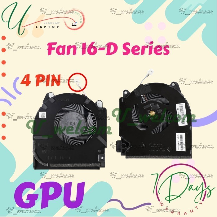 Jual Fan kipas Victus RTX3060 16-D 16-E TPN-Q263 TPN-Q264 16-D0111TX 16 ...