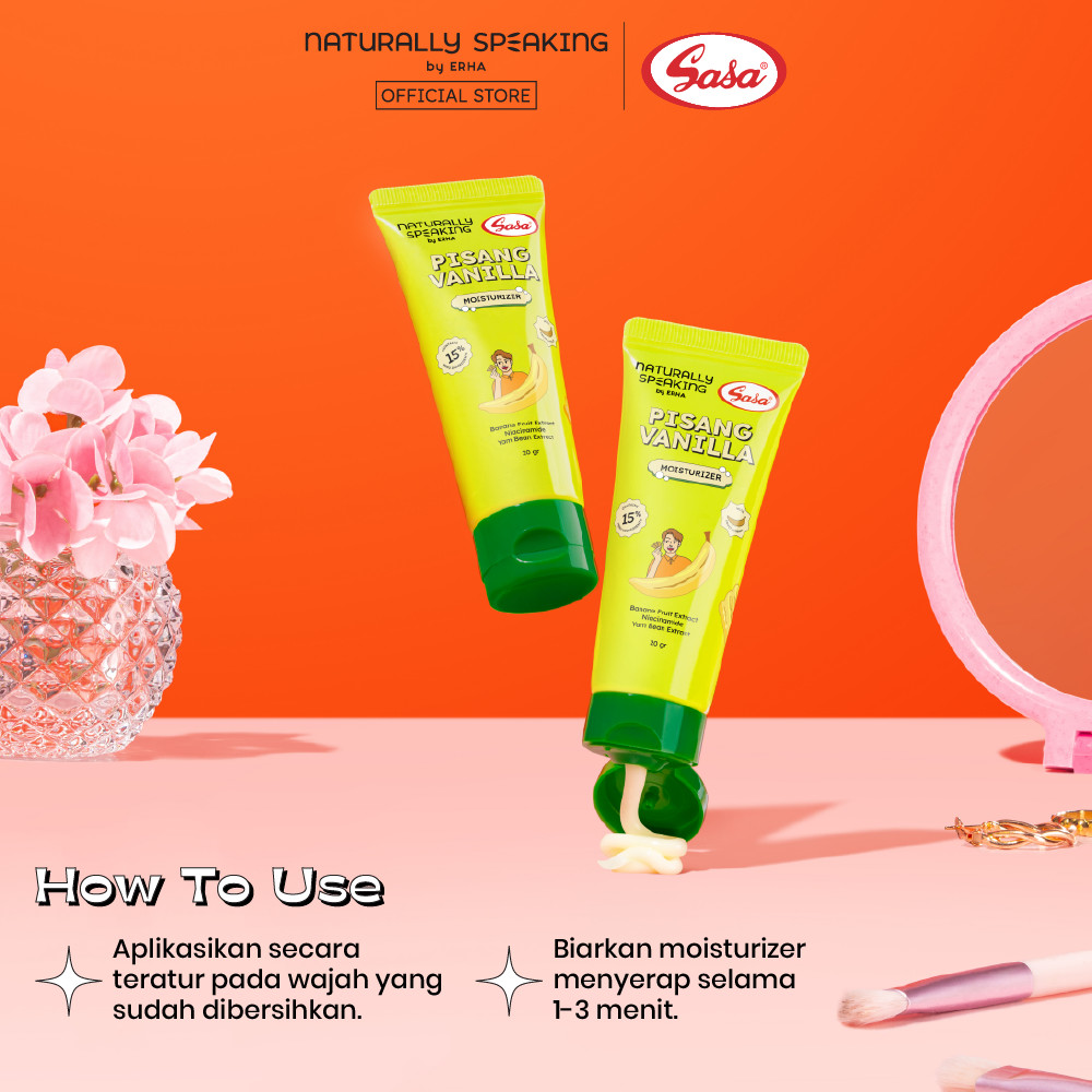 Jual Naturally Speaking x SASA Pisang Vanilla Moisturizer 20g | Shopee ...