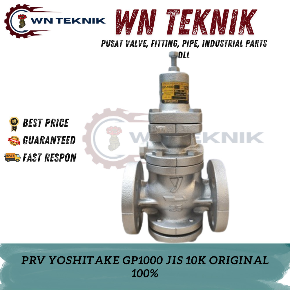 Jual PRV YOSHITAKE GP1000 1" INCH JIS10K ORIGINAL 100% | Shopee Indonesia
