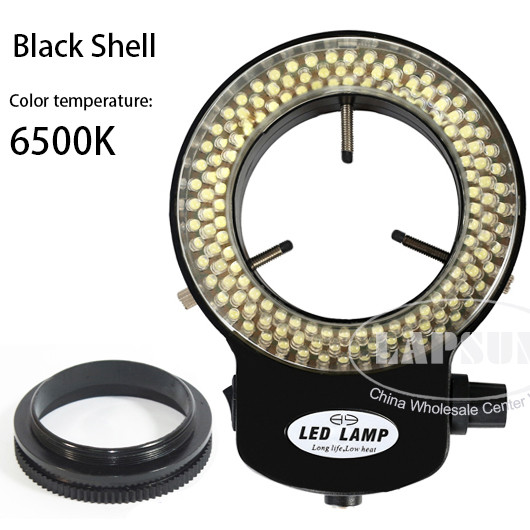 Jual Adjustable 6500K 5500K 144 LED Ring Light illuminator Lamp Fo Industry Stereo Microscope ...