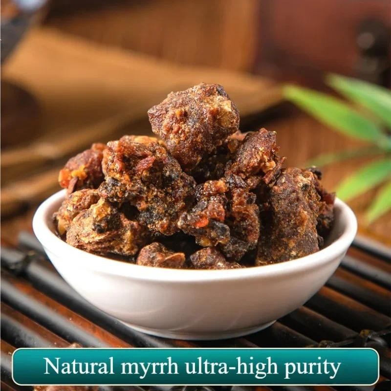 Jual 100g Myrrh Gum Resin Commiphora Pure No Impurities Raw Myrrh DIY ...