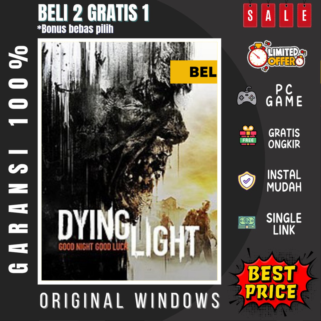 Jual DYING LIGHT ULTIMATE EDITION - GAME PC - GAME LAPTOP - PC GAMES - BELI 2 GRATIS 1 ...
