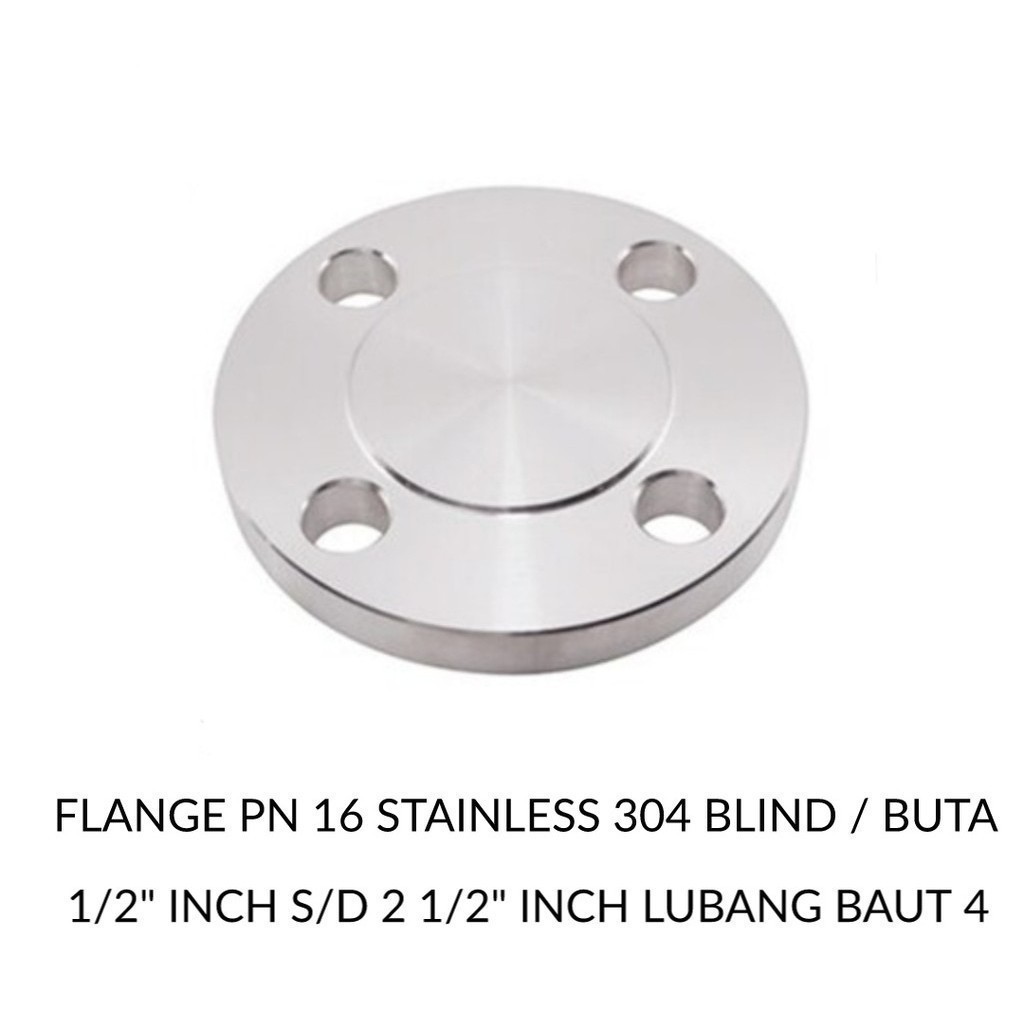 Jual Flange 2" inch stainless 304 pn 16 blind / buta | Shopee Indonesia