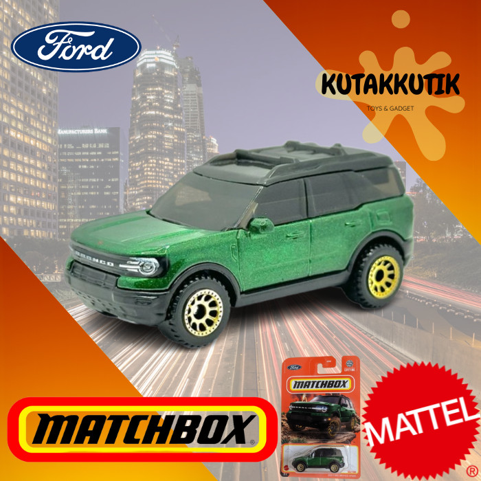 Jual Matchbox Mobil Jip 2022 Ford Bronco Sport Hijau Ford Edition ...