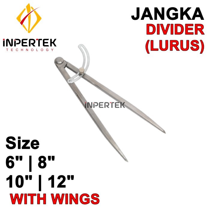 Jual Jangka Besi 6" Jangka Lurus Jangka Bubut 6 Wing Compass Caliper 6 Inch | Shopee Indonesia