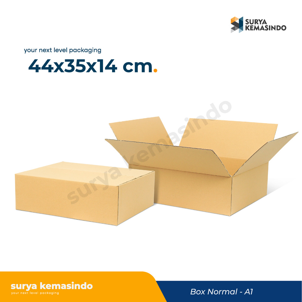 Jual Box 44x35x14 (T.14) - Kardus/Kemasan/Box/Packaging/Normal/A1 ...